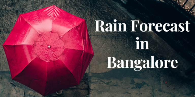 Rainfall in Bangalore – Complete Overview with Prediction Tips